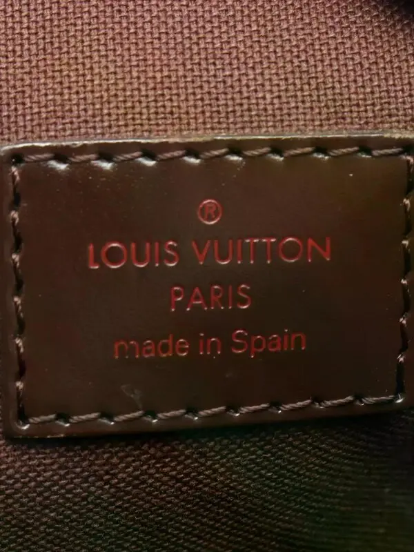 LOUIS VUITTON 2008 Beaubourg Damier Ebene Tote Bag