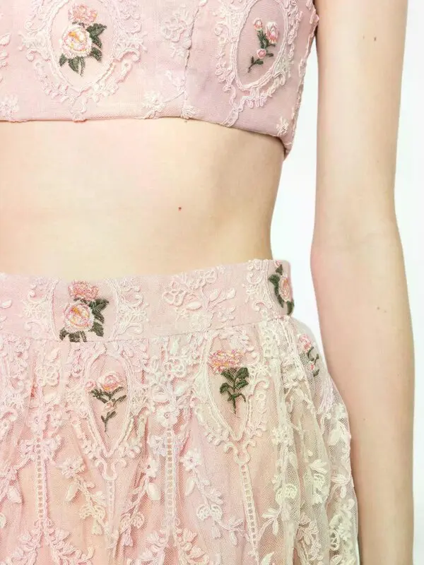 Agua Bendita Tangelo Maxi Skirt