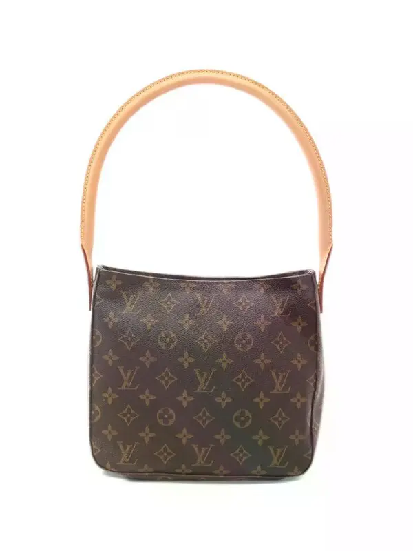 LOUIS VUITTON 2001 Mm Looping Monogram Shoulder Bag - Brown