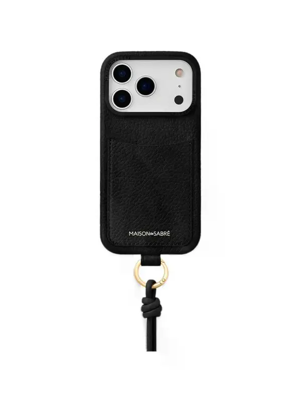 MAISON DE SABRE The Sling Leather Iphone 18 Pro Phone Case