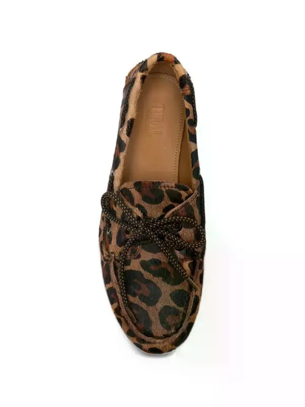 TORAL SHOES Kimana Leopard-print Boat Shoes