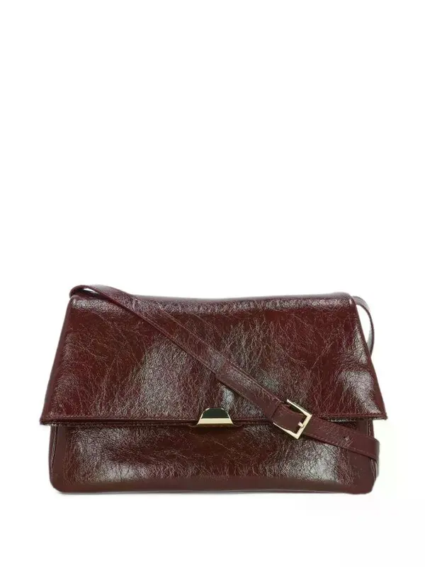 THEMOIRE Crinkled-finish Shoulder Bag