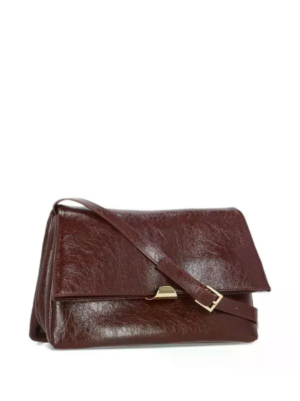 THEMOIRE Crinkled-finish Shoulder Bag