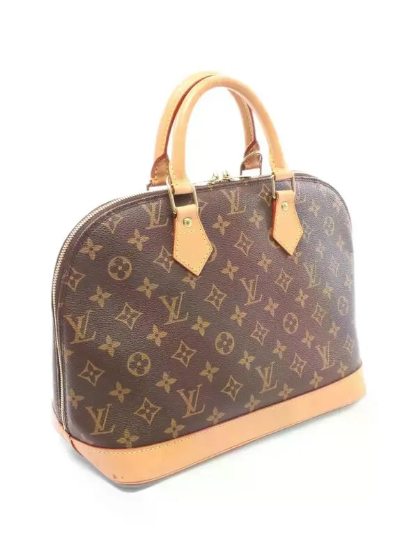LOUIS VUITTON 2001 Pm Alma Monogram Tote Bag - Brown