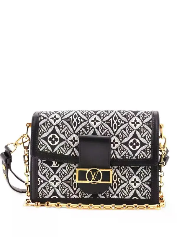 LOUIS VUITTON Dauphine Shoulder Bag Limited Edition Since 1854 Monogram Jacquard Mm Crossbody Bag