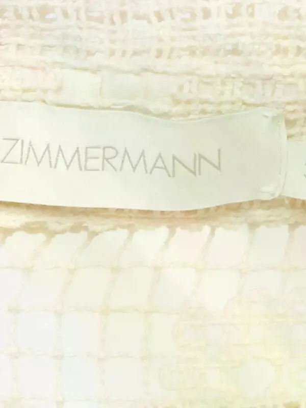 Zimmermann Crochet Sheer Shirt