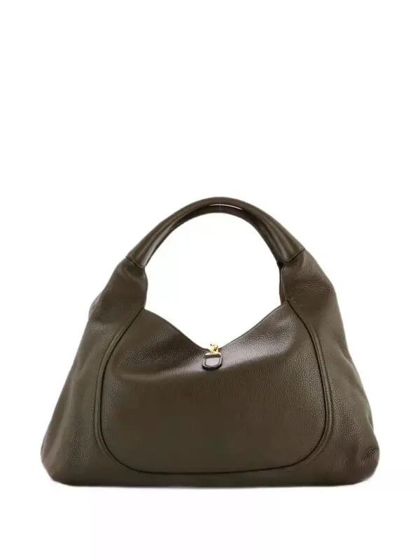 Gucci Softbit Leather Maxi Hobo Bag - Green