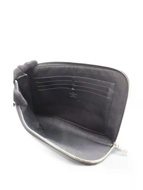 LOUIS VUITTON 2018 Pm Jour Damier Graphite Clutch Bag