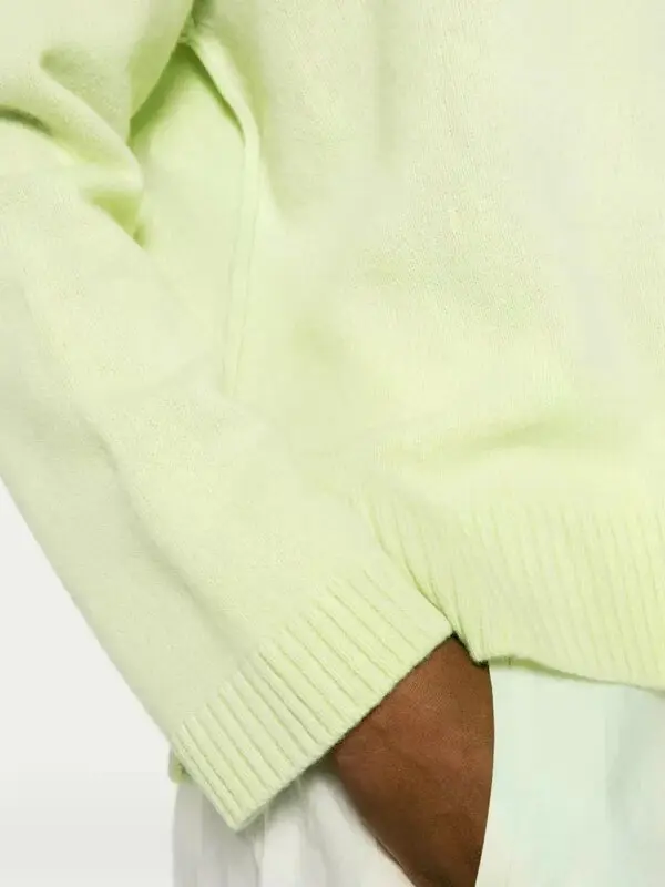 SCAGLIONE High-neck Dropped-shoulder Sweater