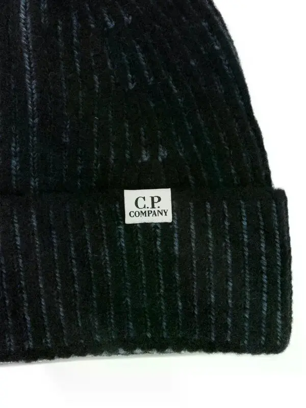 C.P. COMPANY Ribbed-knit Beanie Hat