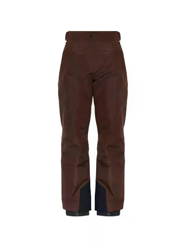 Moncler Logo-patch Straight-leg Ski Pants - Brown