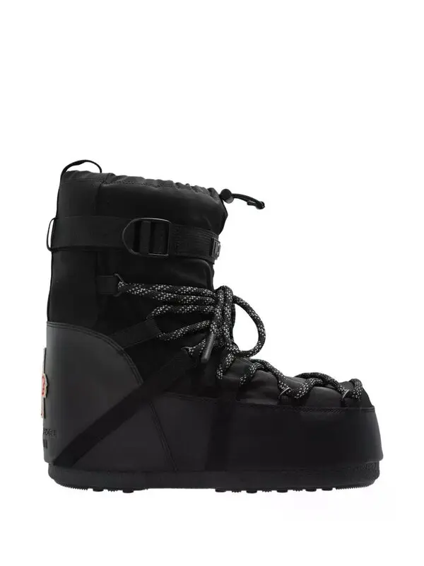 Moncler X Moon Boot Icon Low Snow Boots - Black