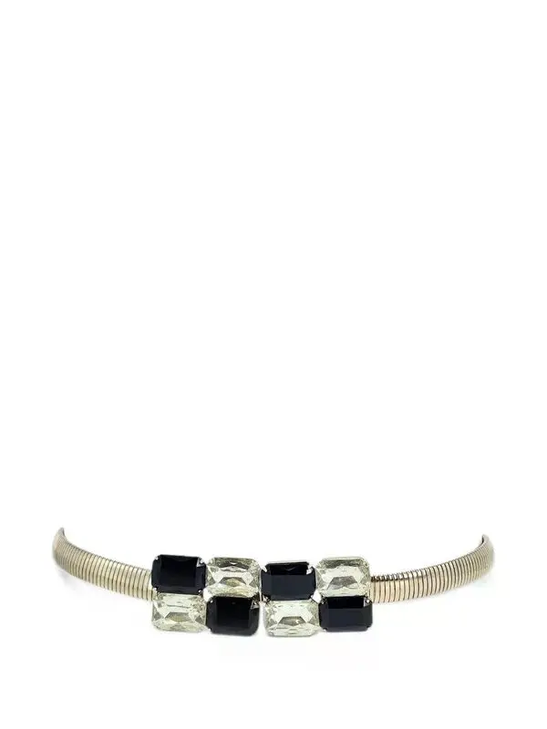 MADISON MAISON 1970s Rhinestone-buckle Stretch Belt