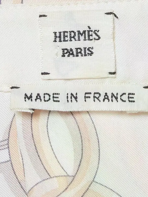 Hermès Buckle-print Silk Shirt