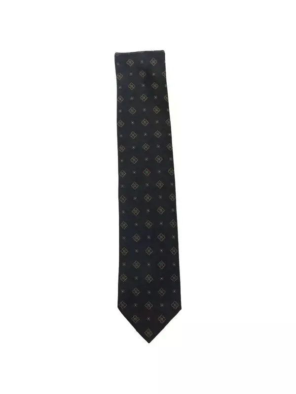Brioni Geometric-pattern Silk Tie
