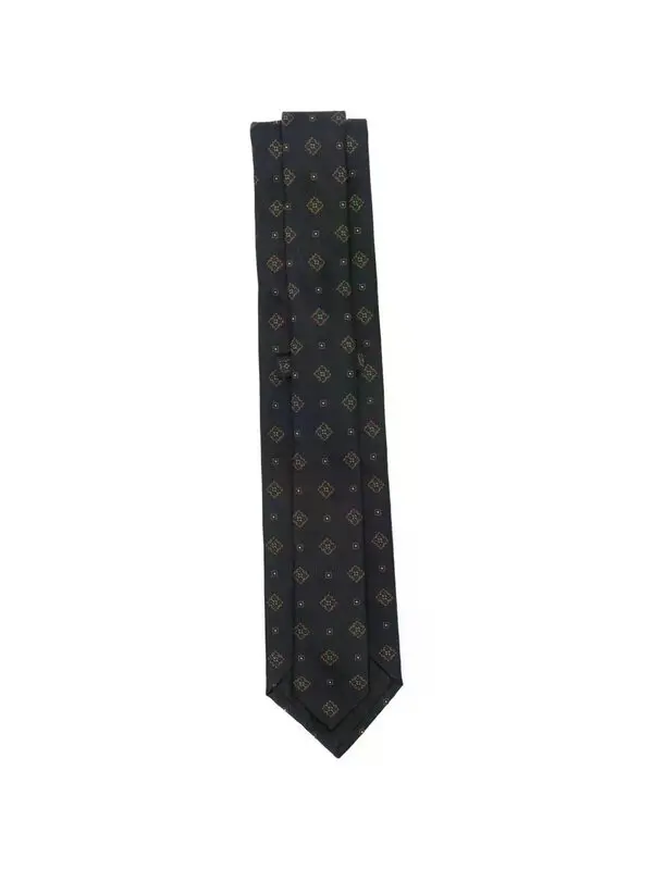 Brioni Geometric-pattern Silk Tie