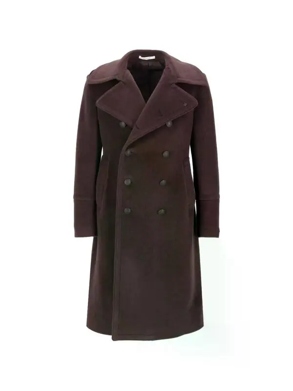 Tagliatore Double-breasted Virgin Wool Coat