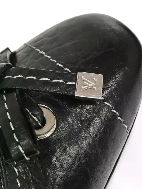 LOUIS VUITTON Bow Leather Boots