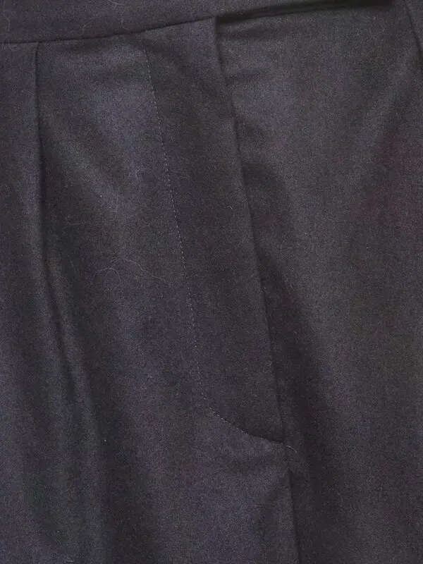 Max Mara Pleated Curved-hem Mini Skirt