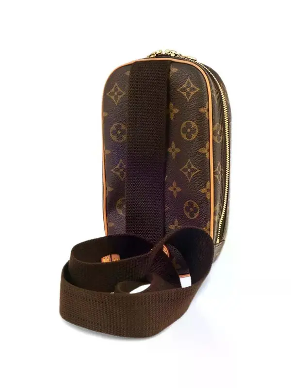 LOUIS VUITTON 2004 Pochette Gange Monogram Belt Bag - Brown