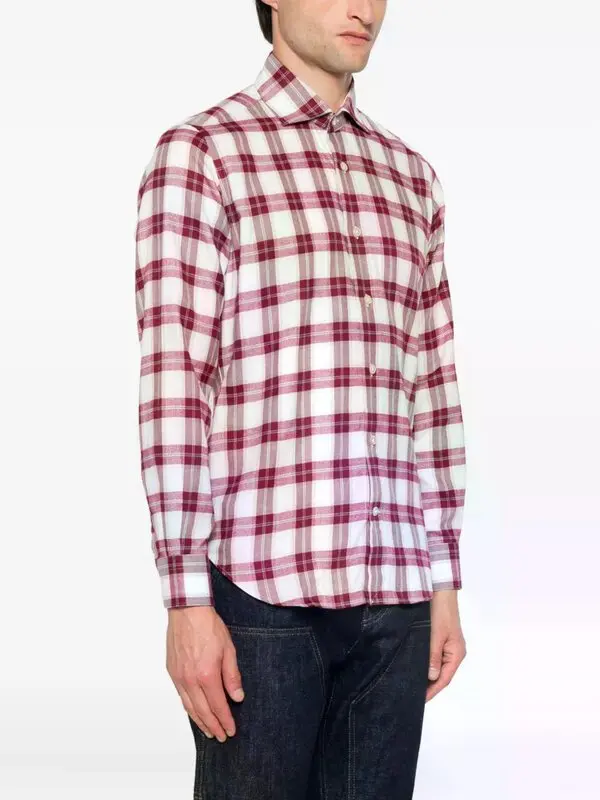 Eleventy Dandy Checked Long-sleeve Shirt