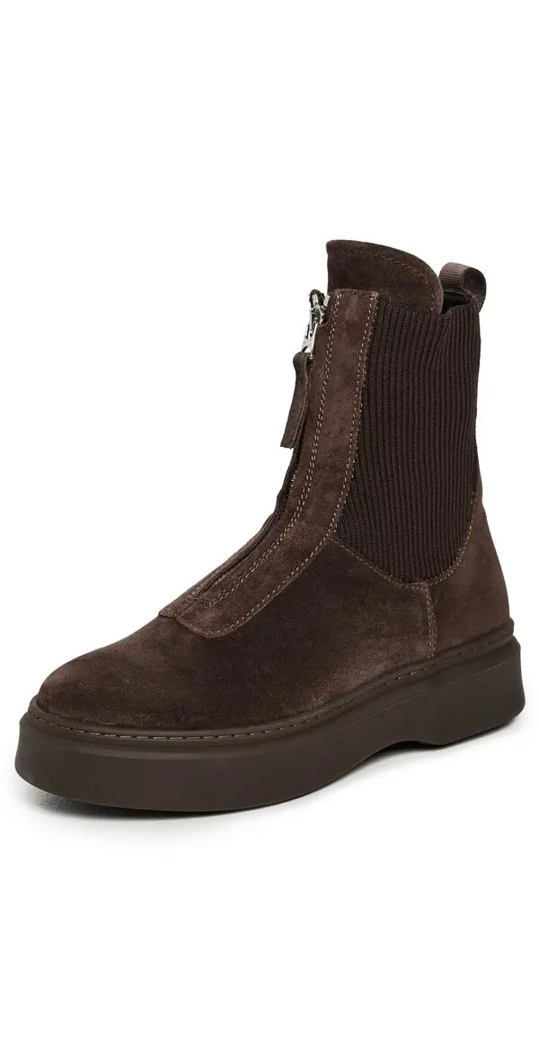 Varley Corian Zip Front Ankle Boots