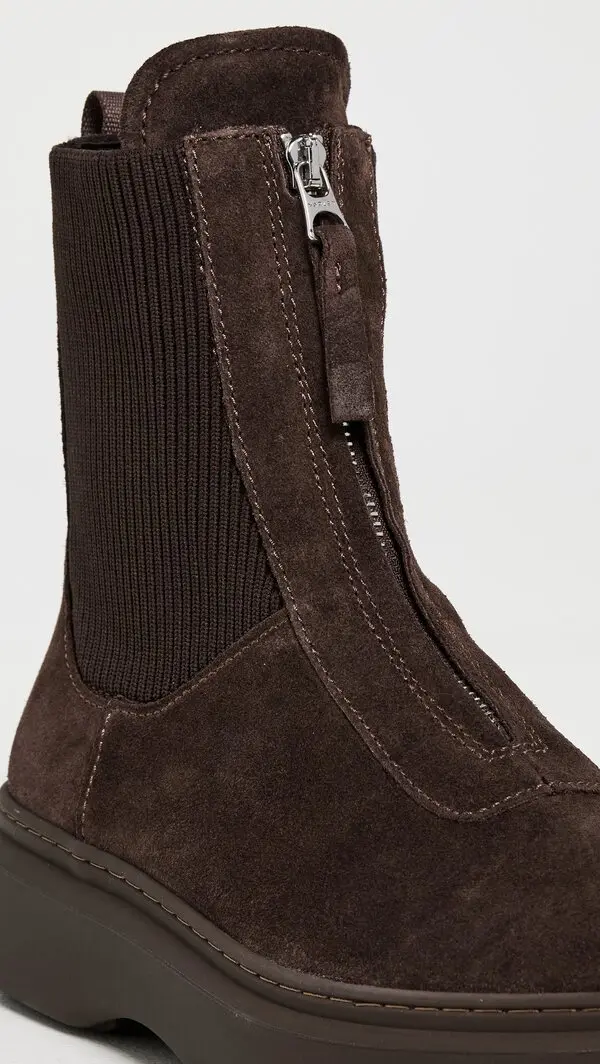 Varley Corian Zip Front Ankle Boots