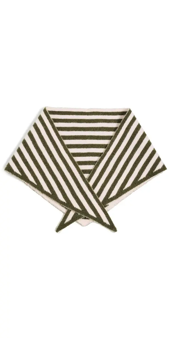 DAMSON MADDER Striped Triangle Scarf