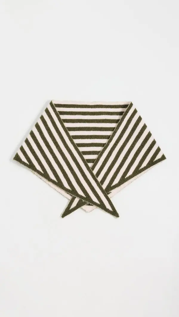 DAMSON MADDER Striped Triangle Scarf