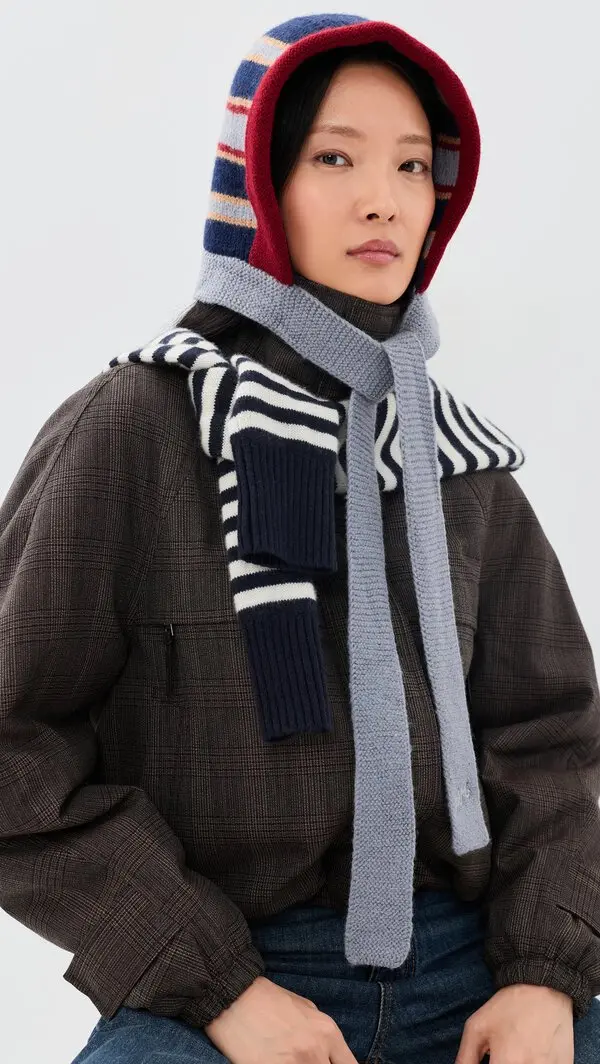 DAMSON MADDER Stripe Bonnet