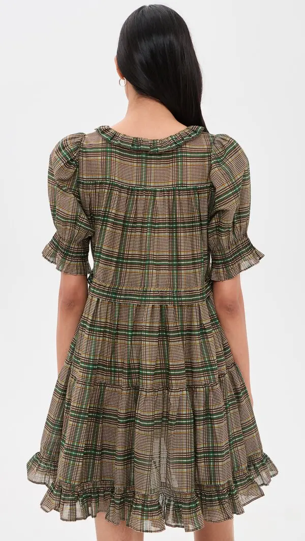 Sea Charly Plaid Mini Dress