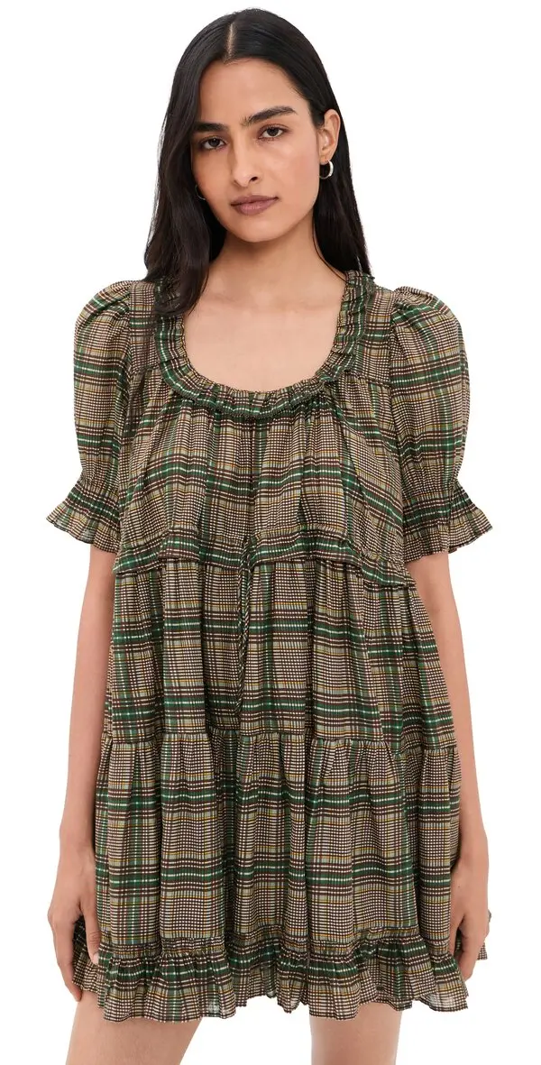 Sea Charly Plaid Mini Dress - Multi