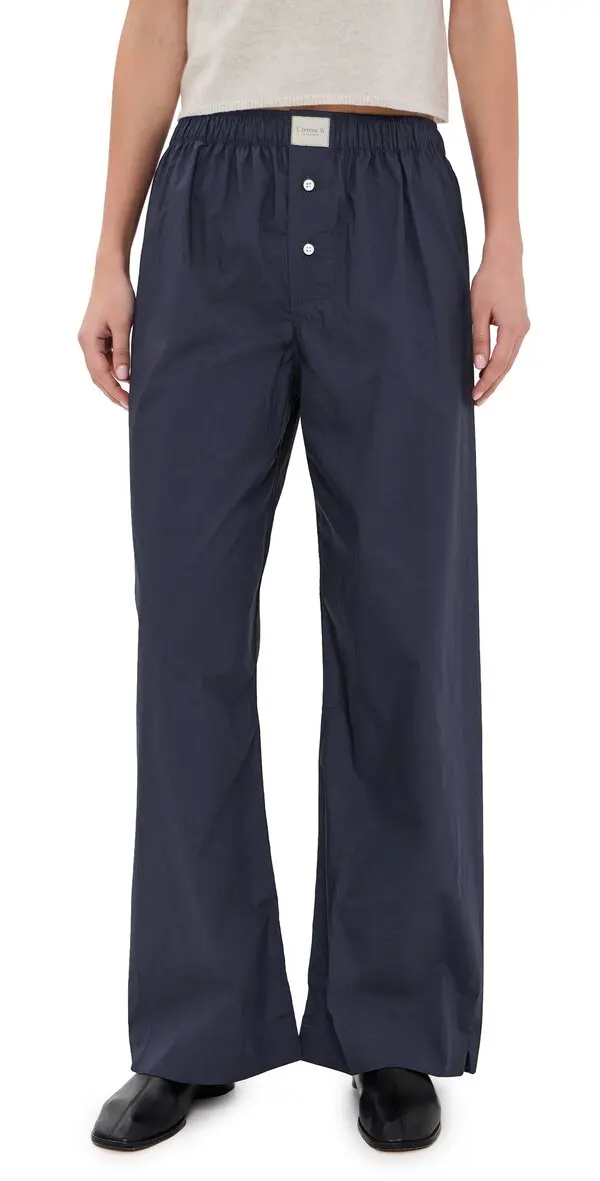 Comme Si La Boxer Alta Poplin Pants
