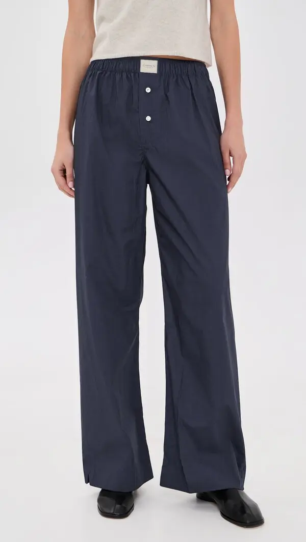 Comme Si La Boxer Alta Poplin Pants