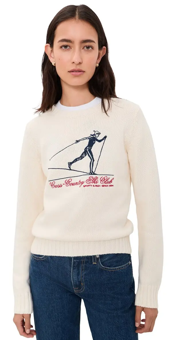 Sporty & Rich Cross Country Knitted Sweater