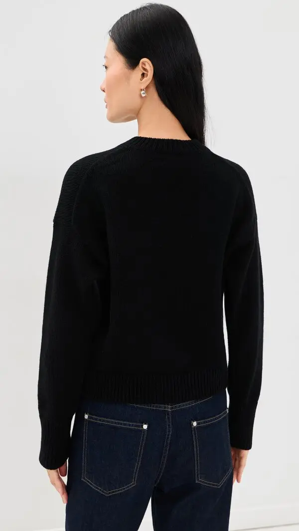 Daughter Sora Slouch V Neck Wool Sweater