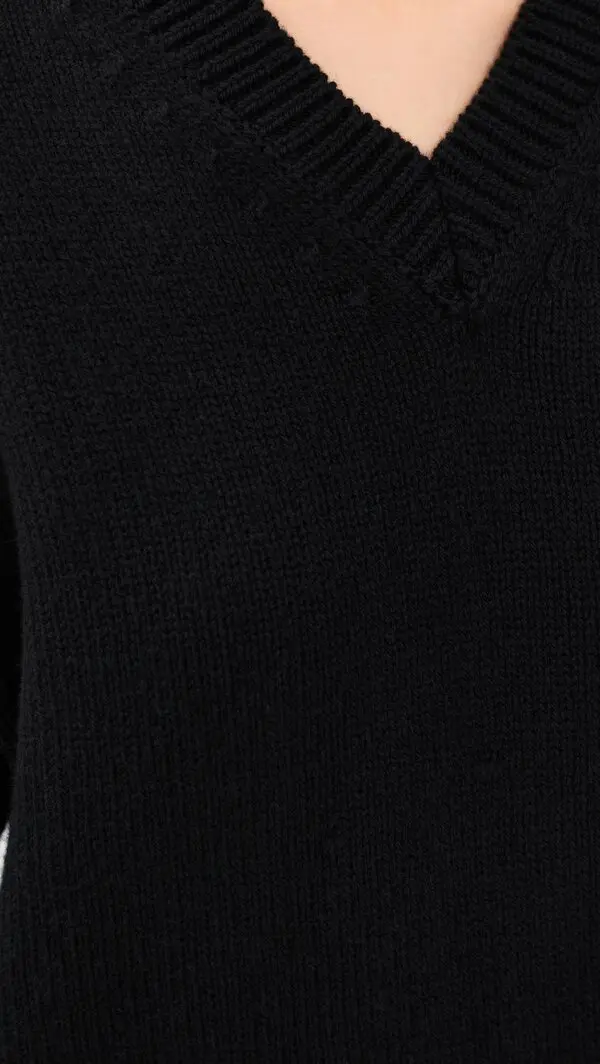 Daughter Sora Slouch V Neck Wool Sweater
