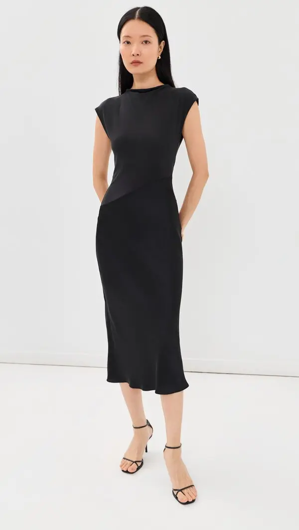 Sablyn Mirella Silk Bias Cut Dress