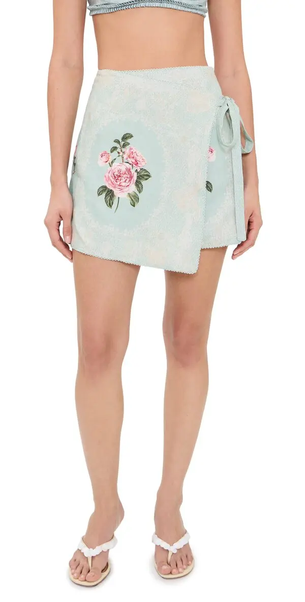 Agua Bendita Luna Nostalgia Coverup Skirt