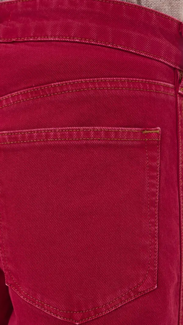 Good American Vintage Mid Wide Crop Jeans