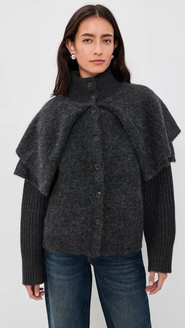 FRAME The Wrap Cape Coat