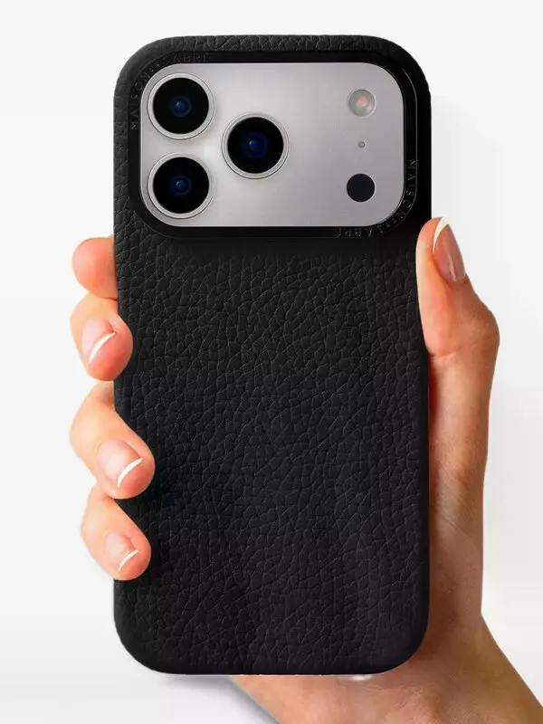MAISON DE SABRE Grained Leather Iphone 18 Pro Max Phone Case