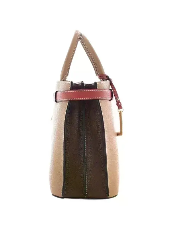 LANCEL Belted Leather Tote Bag