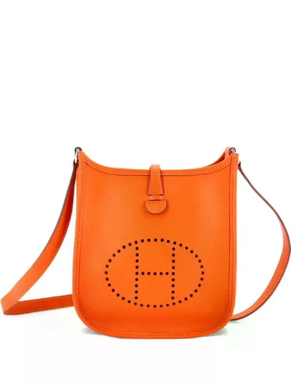 Hermès Long Strap Evelyne Bag Epsom Tpm Crossbody Bag - Orange