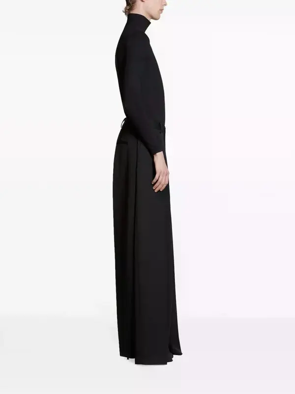 Balenciaga Pleated Virgin-wool Trousers