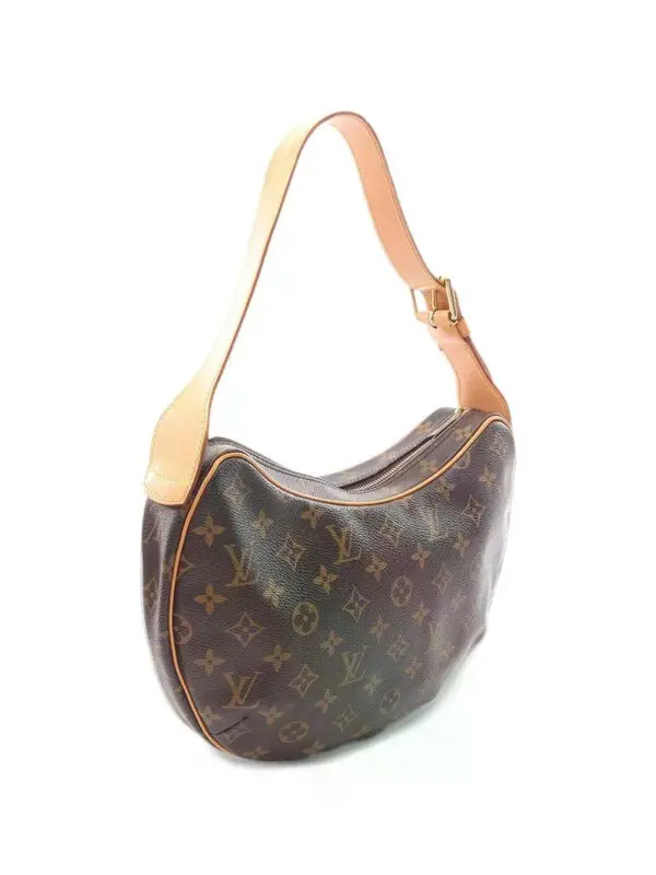 LOUIS VUITTON 2003 Mm Croissant Monogram Shoulder Bag - Brown