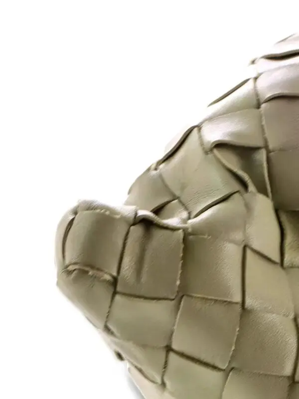 Bottega Veneta Hop Intrecciato Leather Small Hobo Bag - Neutrals