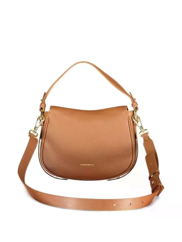 COCCINELLE Small Mavery Grained Leather Tote Bag