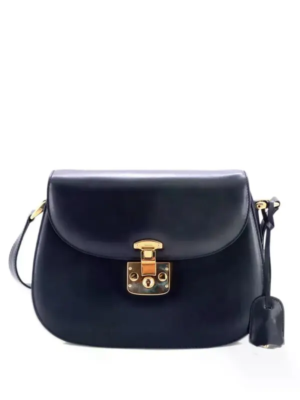 Gucci Vintage Lady Lock Flap Leather Small Crossbody Bag