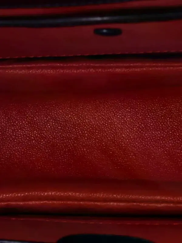 Gucci Vintage Lady Lock Flap Leather Small Crossbody Bag